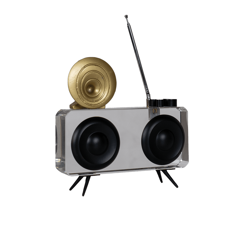 Modern Vintage-Inspired Boombox Decor – Sj-28 – Office Empire
